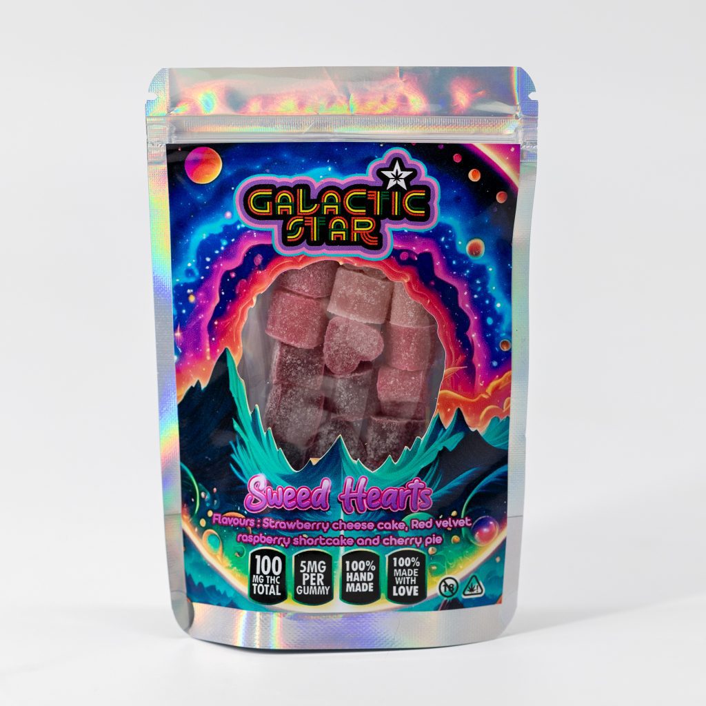Sweet hearts gummies (100mg per pack) – Selected Strains